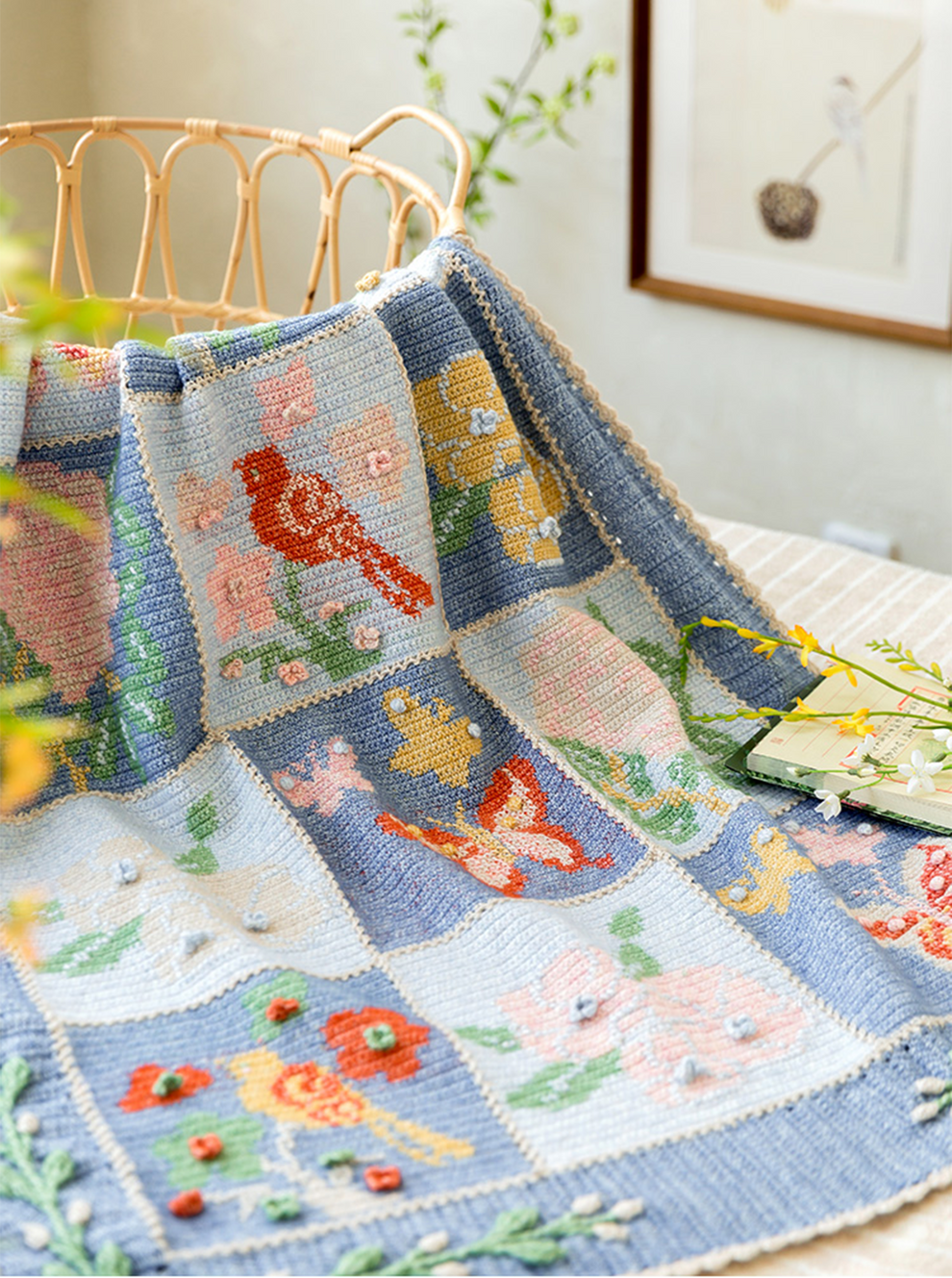 Ancient Intarsia Blanket Crochet Pattern – Susan's Family Crochet Yarn