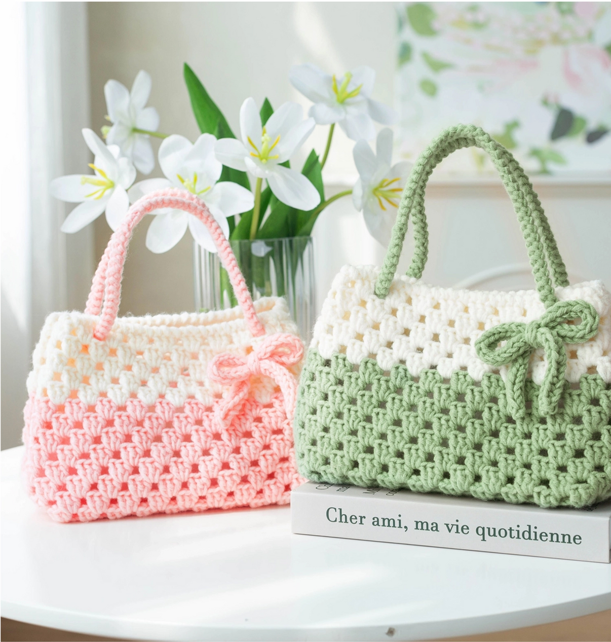 Macaron Bag Crochet Pattern – Susan's Family Crochet Yarn