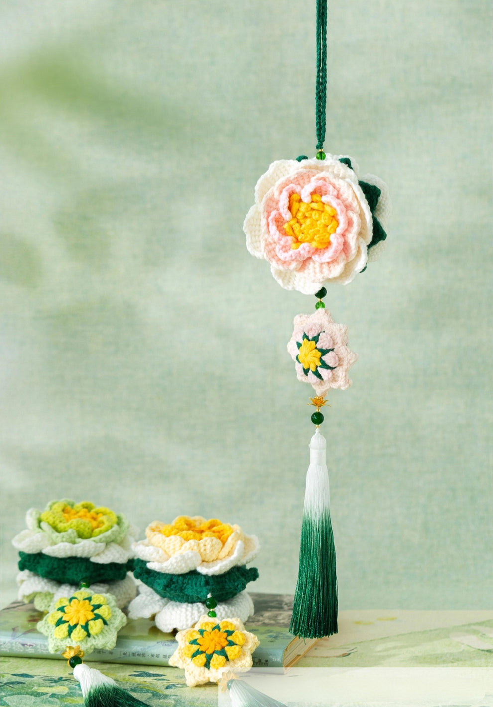 Luo Shen's Peony Crochet Pattern – Susan's Family Crochet Yarn