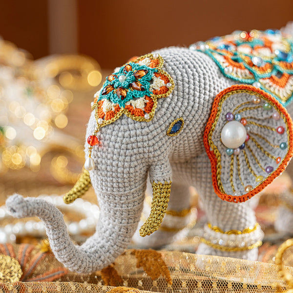 Prosperity Majestic Elephant Crochet Yarn Kit 【US Warehouse】 – Susan's ...